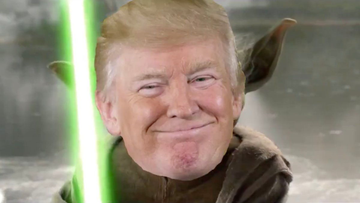Campaña de Trump publica video con el presidente como “Yoda ...