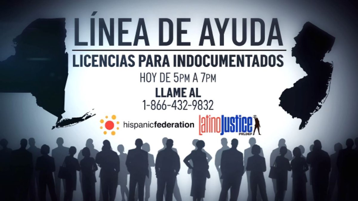 Línea de Ayuda: Licencias para indocumentados en NY y NJ – Telemundo ...
