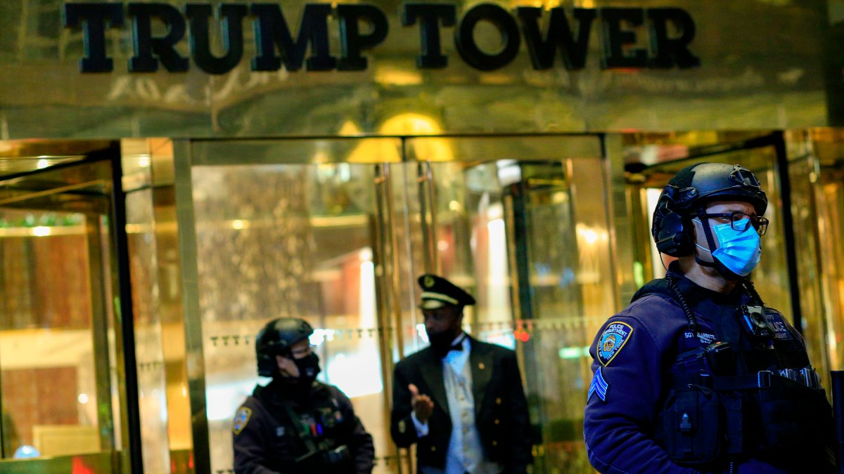 Reducirían vigilancia en la Torre Trump de Midtown cuando el presidente ...