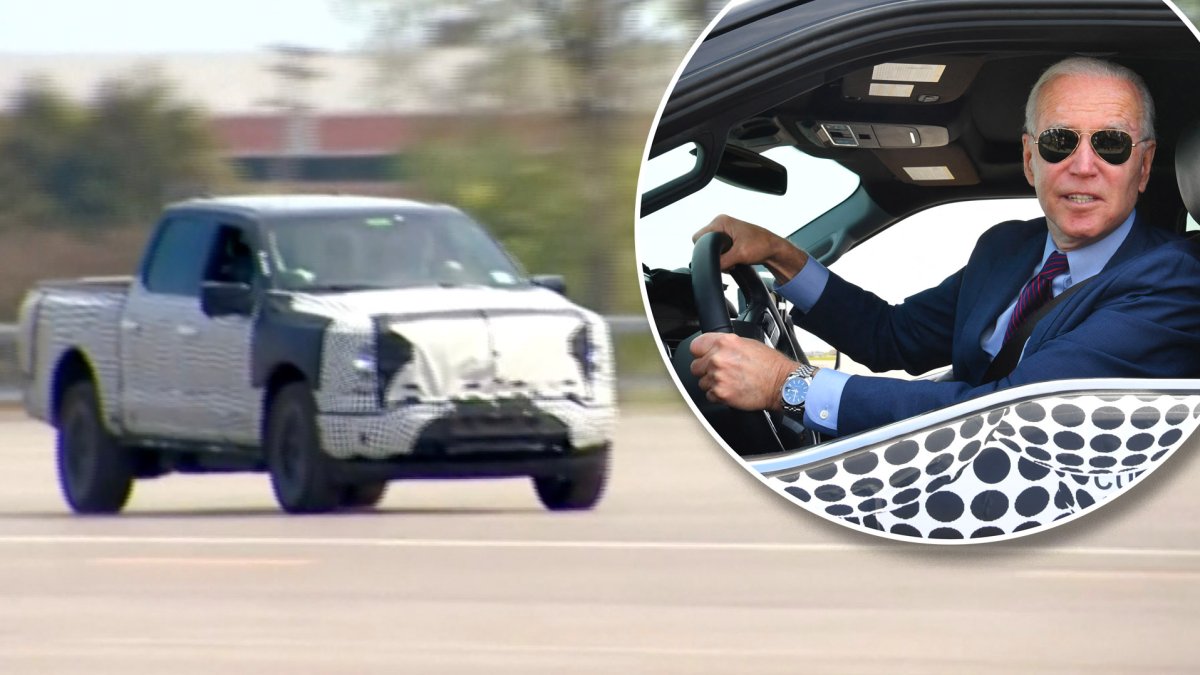 Video: Biden prueba la nueva Ford F-150 Lightning – Telemundo New York (47)