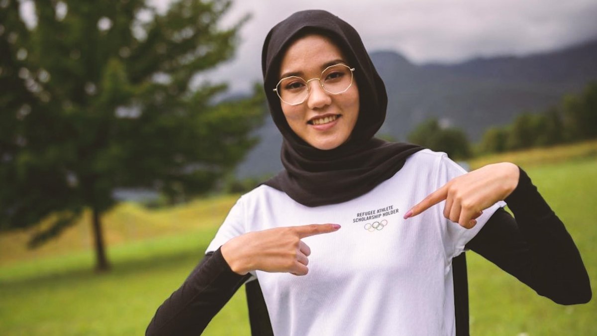 Masomah Ali Zada, la refugiada afgana que compite en Tokyo 2020 pese a ...