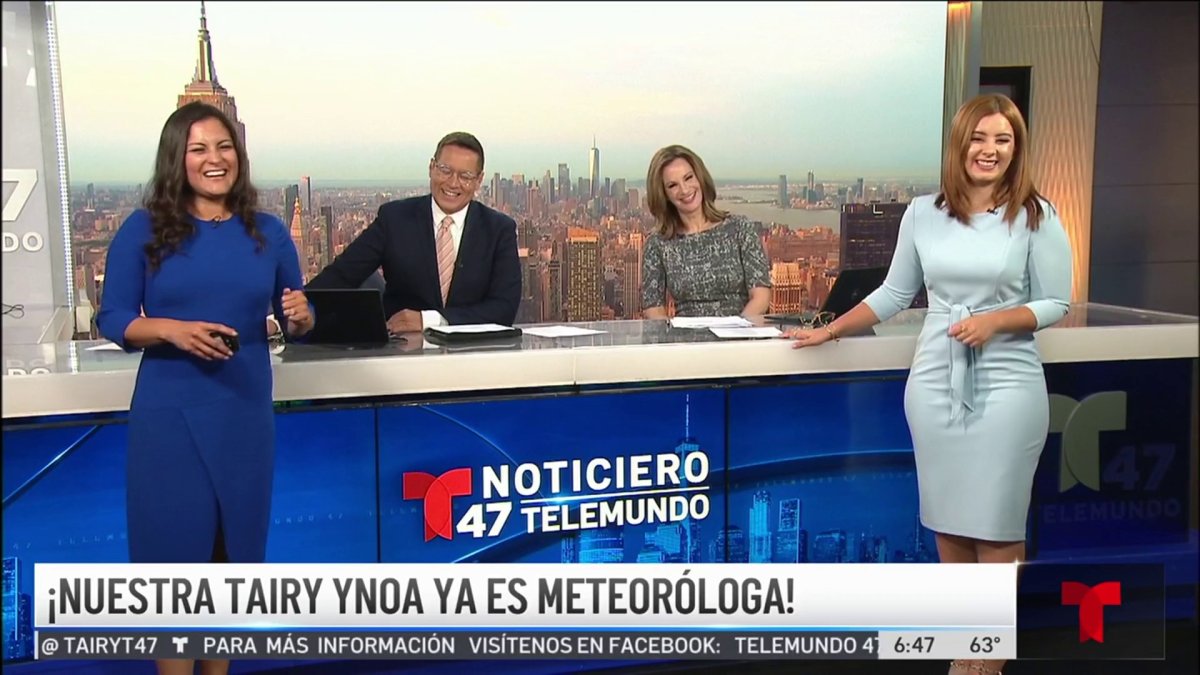 Felicitamos a Tairy Ynoa: ¡Nuestra nueva meteoróloga! – Telemundo New ...