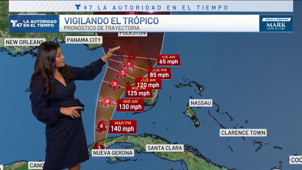 El tiempo con Andrea Romero parea el 27 de septiembre – Telemundo New ...