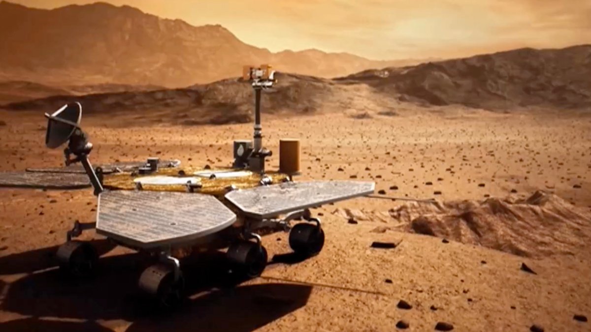 Video: el robot chino Zhurong halla en Marte terrenos moldeados por el ...