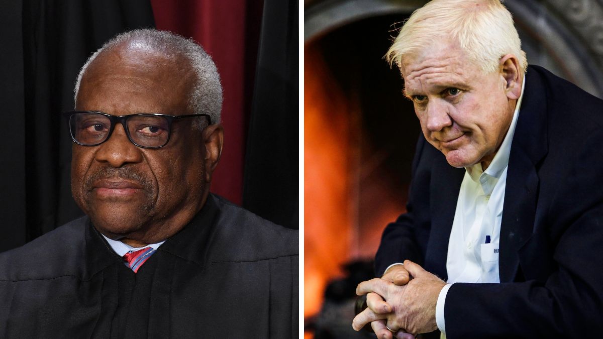 Clarence Thomas se expresa sobre supuestos viajes con Harlan Crow ...