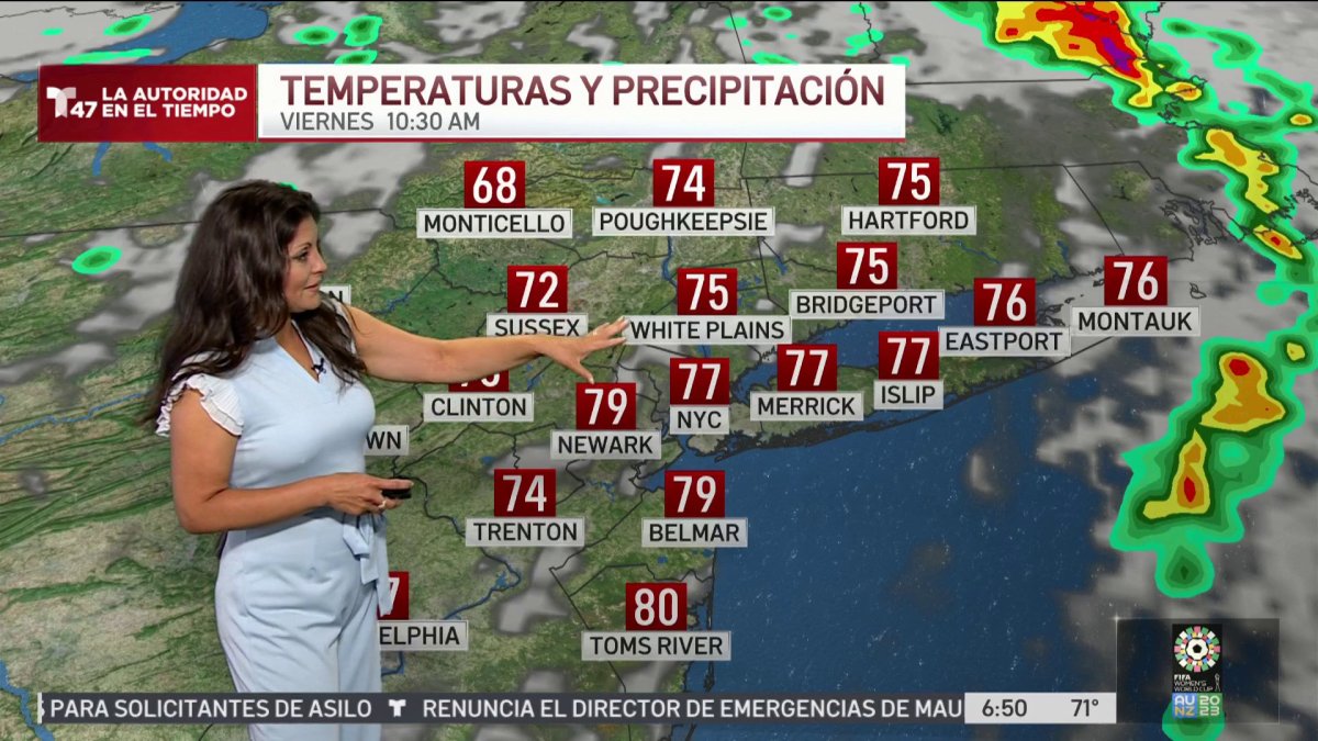 El tiempo con Andrea Romero para el 18 de agosto – Telemundo New York (47)