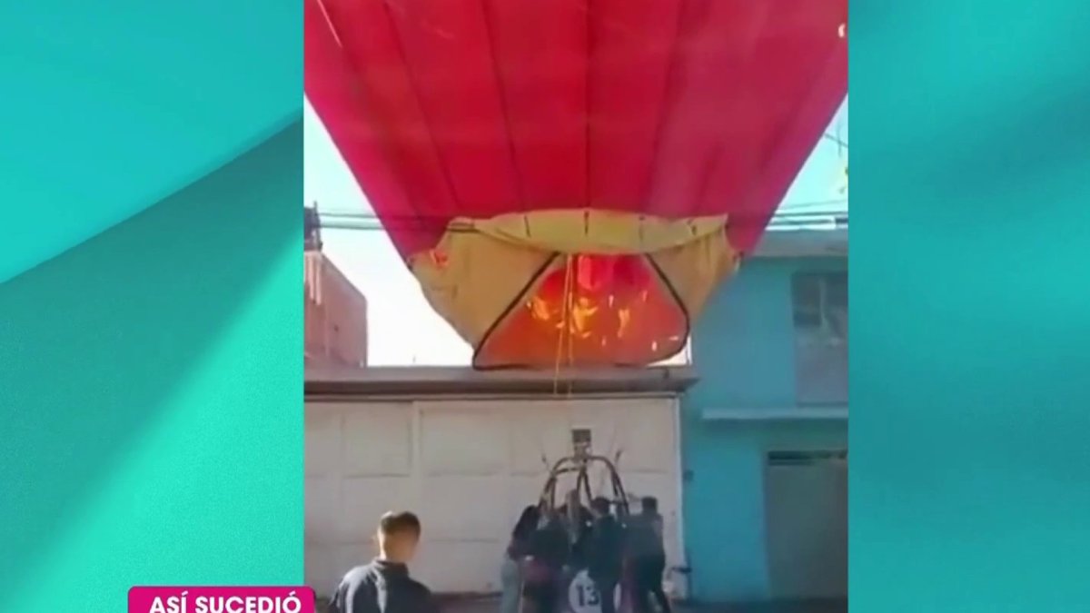 México: globo aerostático casi cae sobre una casa – Telemundo ...