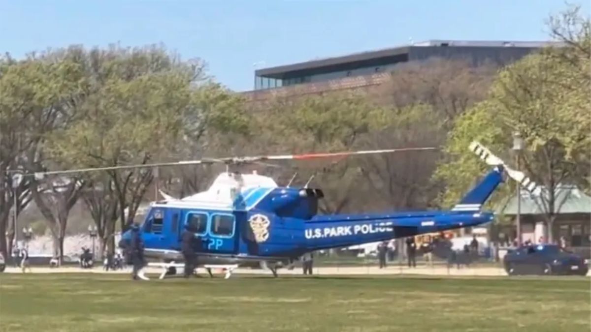 Transportan en helicóptero a oficial herido en el National Mall ...