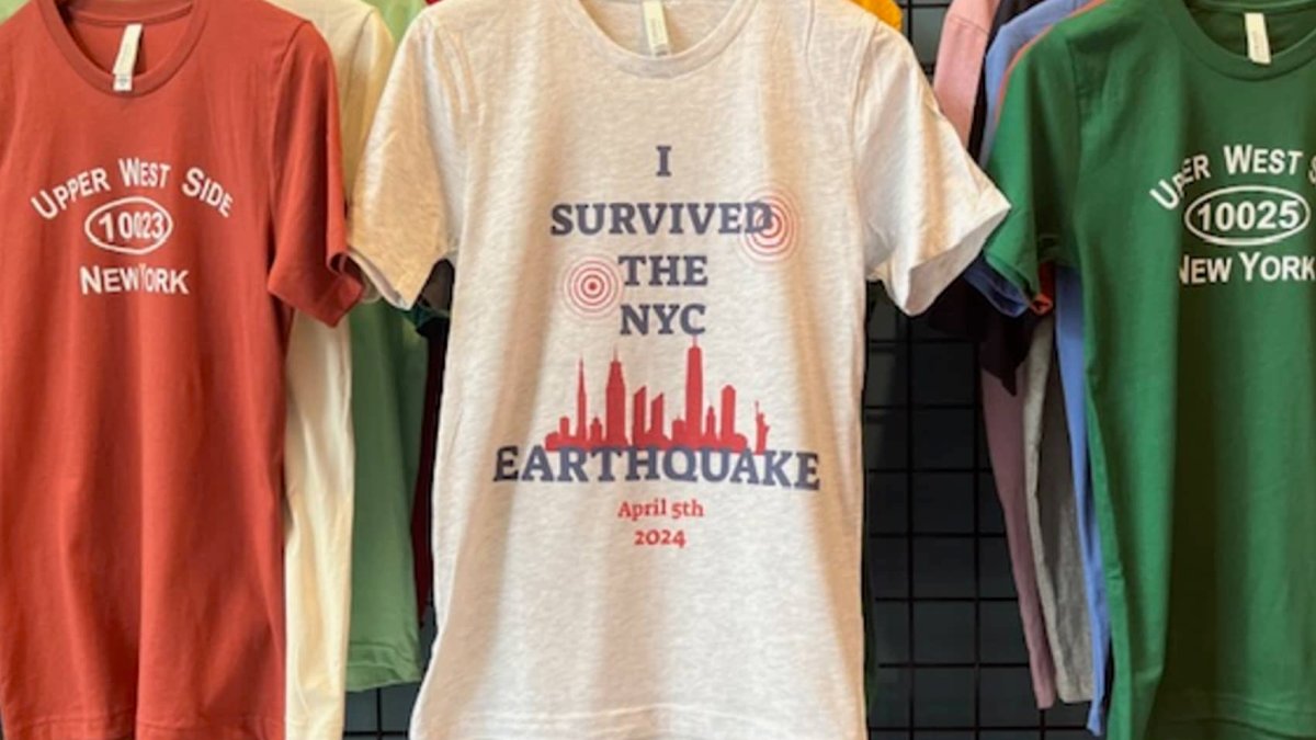 Tienda de Nueva York vende camisetas sobre el temblor – Telemundo New ...