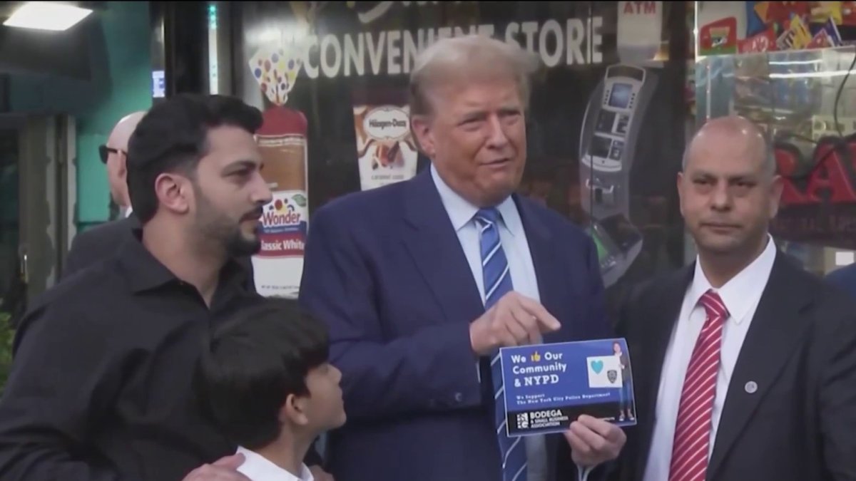 Donald Trump visita una bodega en el Alto Manhattan – Telemundo New ...