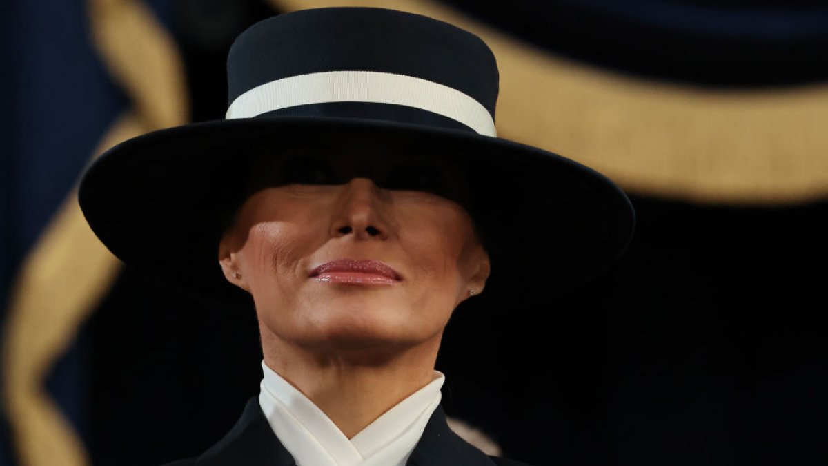 ¿Qué se puso Melania en la toma de posesión de Donald Trump ...