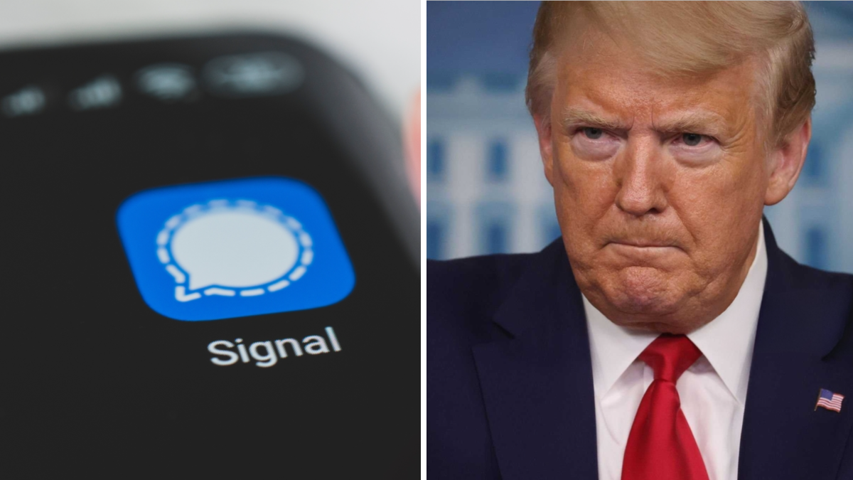 Trump habla de escándalo de datos de guerra compartidos en Signal ...