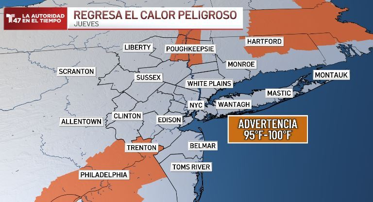 Emiten vigilancia de tormenta eléctrica severa para el área de NY ...