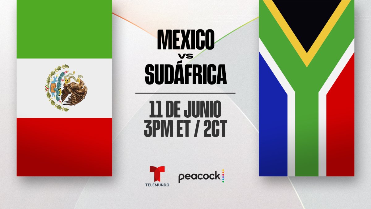 Cómo ver México y Sudáfrica en el Mundial 2026 por Telemundo 52 ...